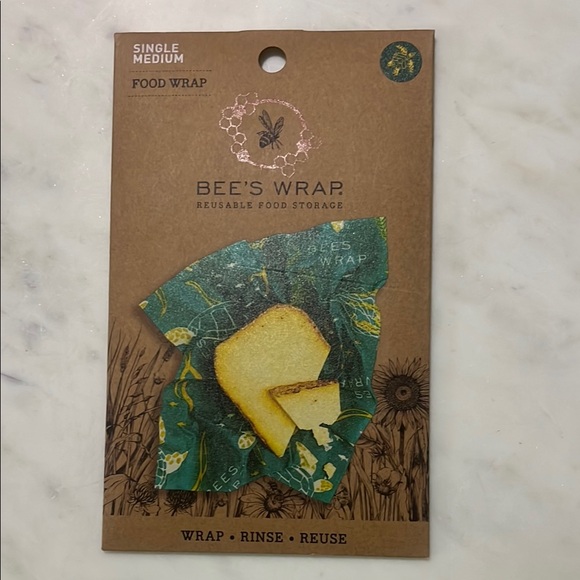 Bees Wrap | Kitchen | Reusable Food Storage Wrap Green | Poshmark